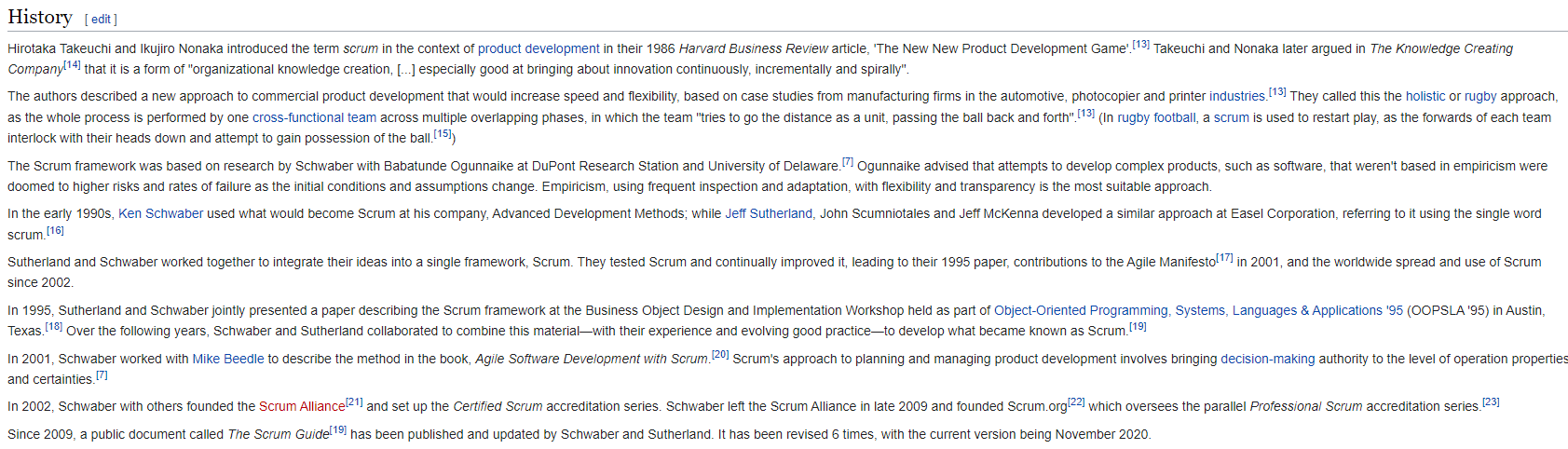 ¿Sabemos QUIÉN inventó SCRUM? ¿Es CIERTA la POPULAR historia y que más se ha contado? - Javier ...